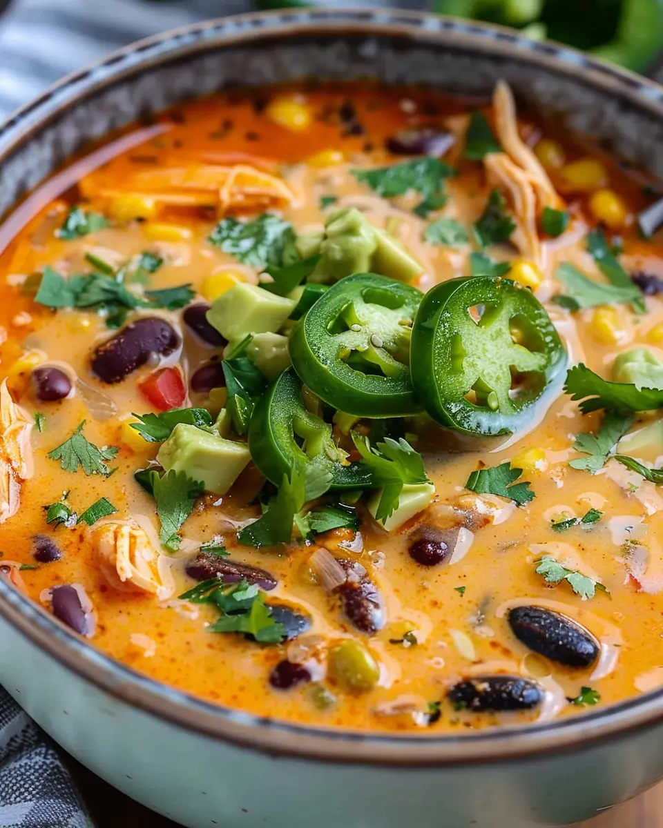 creamy chicken enchilada soup