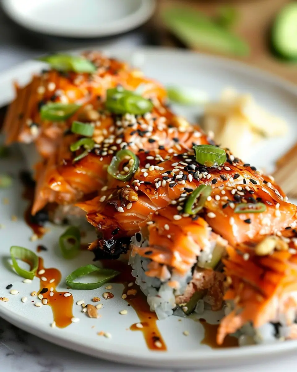 salmon sushi bake recipe